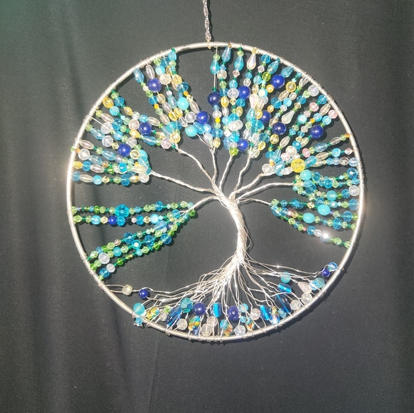 Hand Crafted | Art | Beautiful Blue Suncatcher | Poshmark